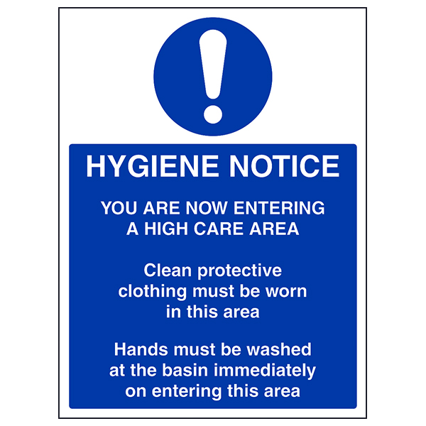 Hygiene Notice - Portrait | Hygiene Signs | Signs, Posters & Wallcharts ...