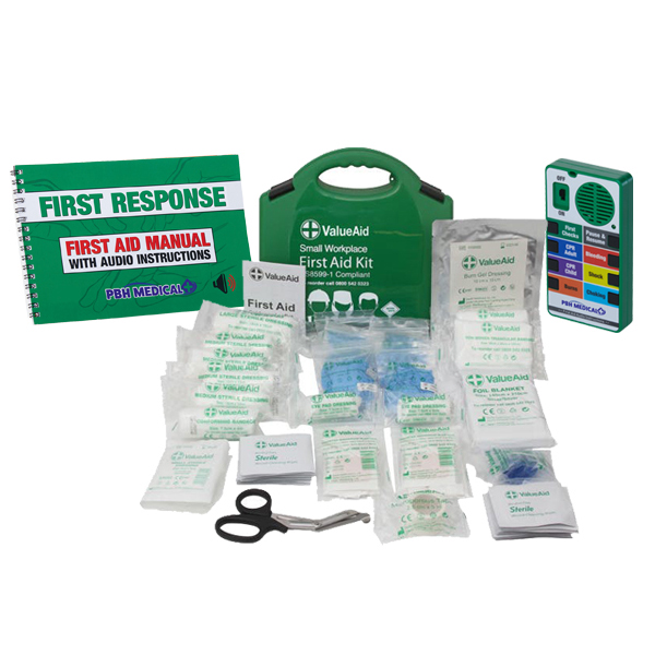 ValueAid BS8599-1:2019 First Aid Kits With Talking Guide | Medisupplies