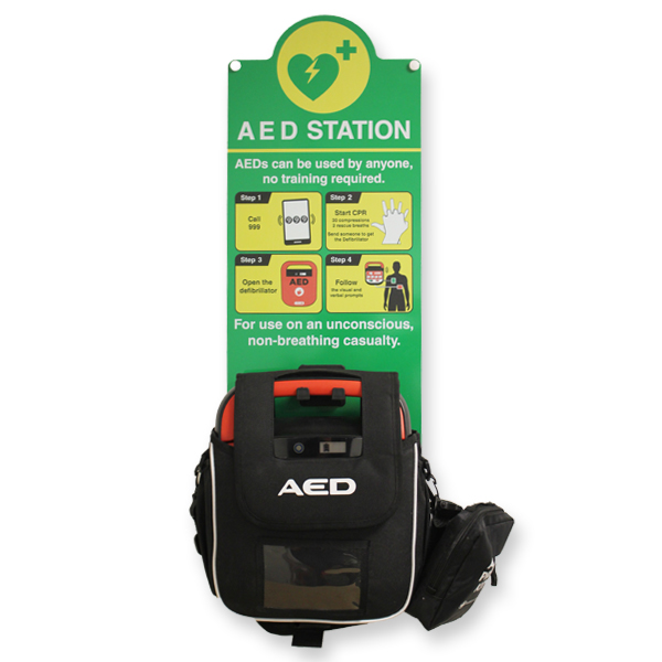 AED Defibrillator Station