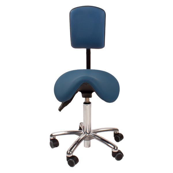 Bristol Maid Saddle Stool, Plus, Narrow Backrest | Medical | Stools ...