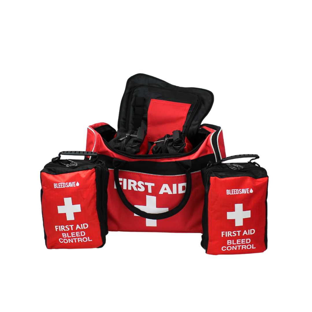 Mass Casualty Grab Bag with 4 x Basic Bleed Control Kits | MediSupplies