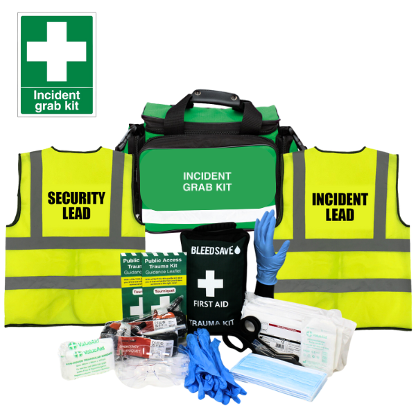 School Incident Grab Kit - Green Holdall | MediSupplies