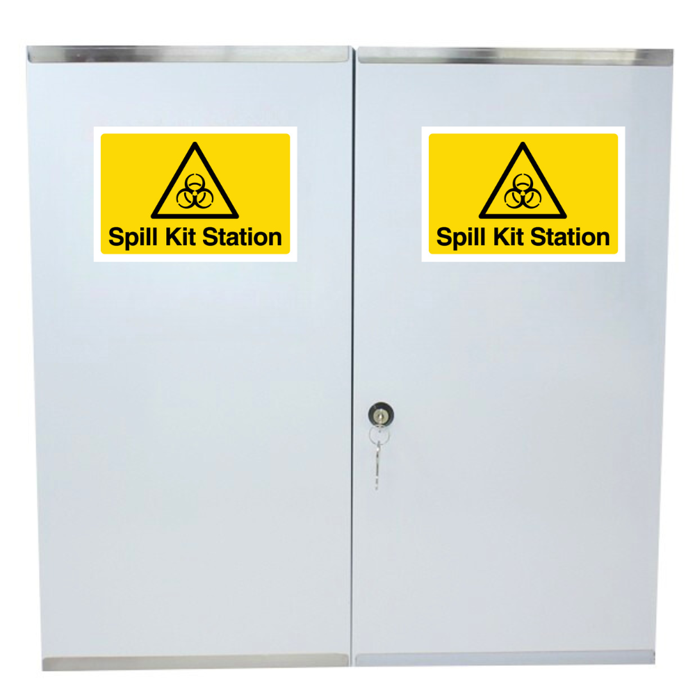 Double Door Spill Kit Cabinet - Empty | MediSupplies