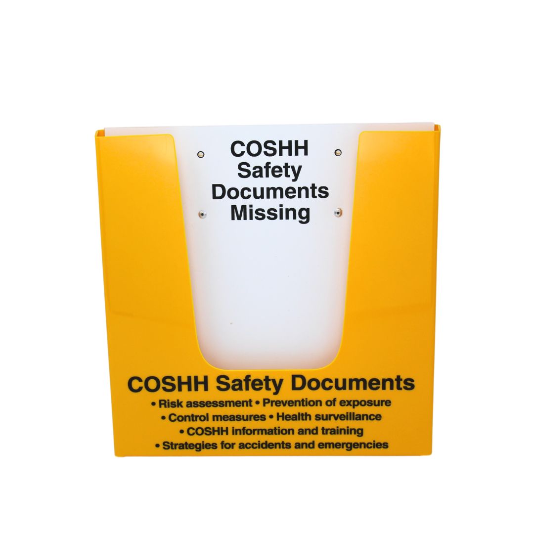 COSHH Safety Document Holder | VSafety