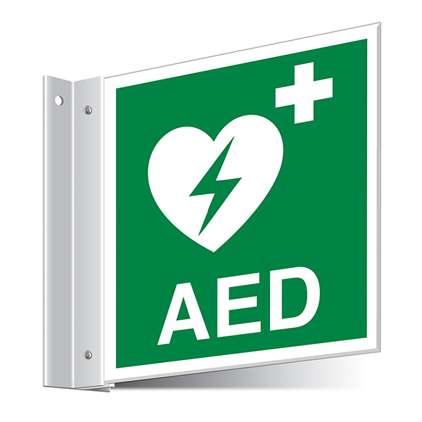 AED First Aid Corridor Sign | Corridor Signs | MediSupplies