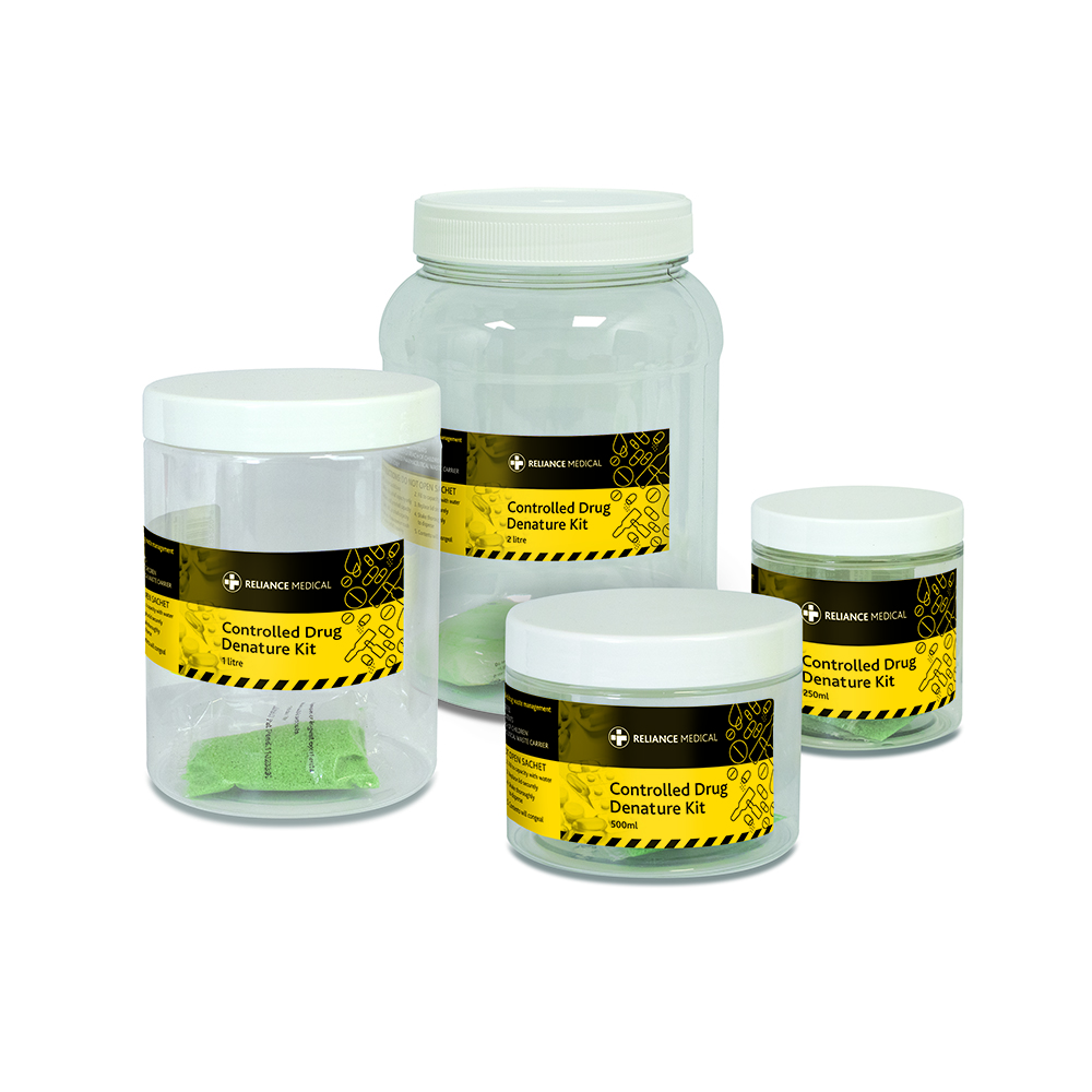 Controlled Drug Denaturing Kits