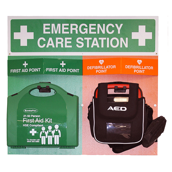 First Aid & Defibrillator - Emergency Care Station | MediSupplies