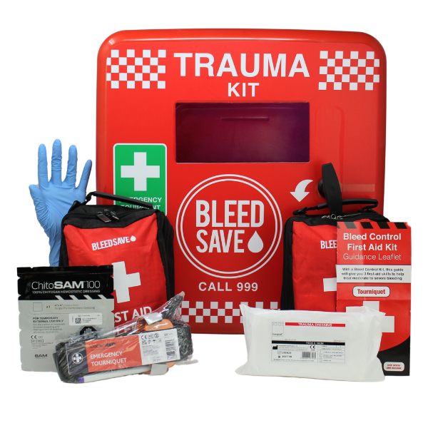 BleedSave Trauma Cabinet with Basic Bleed Control Kits | MediSupplies