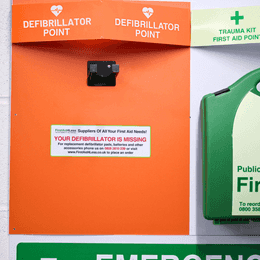 4-Point Emergency Care Station - Trauma, Burns, First Aid, Defib ...
