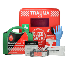 BleedSave Trauma Cabinet with Basic Bleed Control Kits | MediSupplies